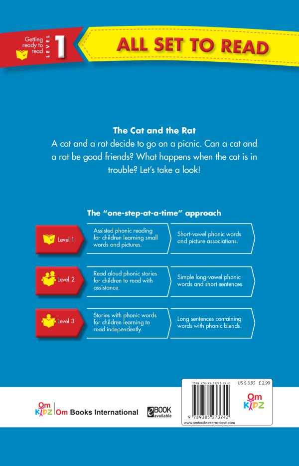 All set to Read- A Phonic Reader- The Cat and The Rat- Readers for kids ...