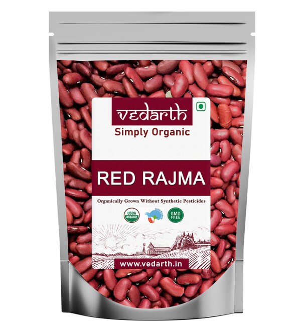 Vedarth Organic Red Rajma (Whole) (3 kg) - JioMart
