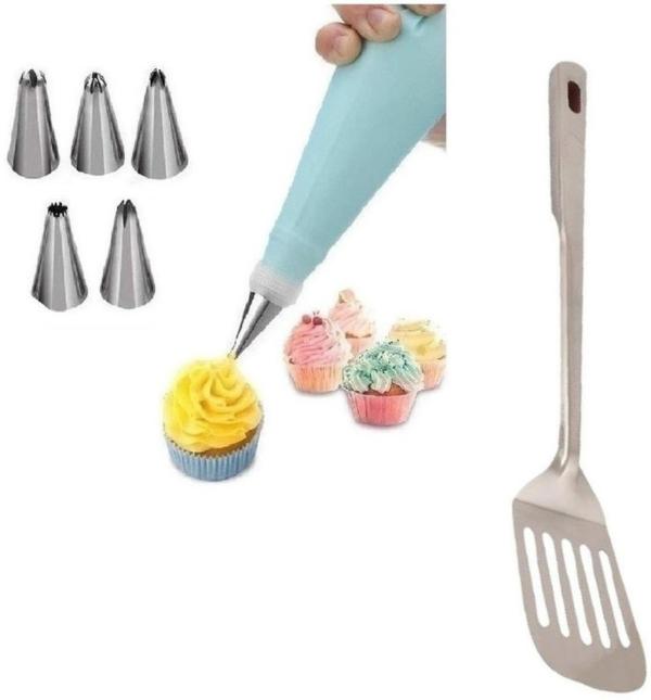 Urban Buy Multicolor Steel Nozzle And Egg Palta Kitchen Tool Set 7 pc ...