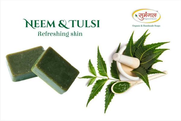 Sumangal Neem and Tulsi Anti Septic Soap 100 g Pack of 3 - JioMart