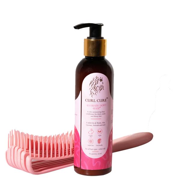 Curl Cure Hydrate Don't Hate - Intensive Hydration Conditioner / with ...