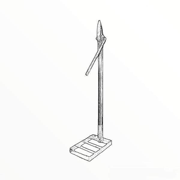 Subaa Manual Iron Coconut Husk Peeler Remover , Deshusker Machine ...