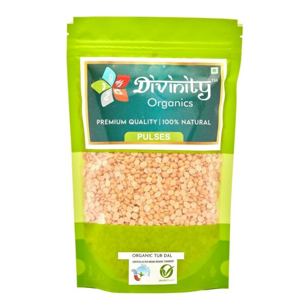 Divinity Organics | Unpolished Organic Tur Dal 500g | Toor Dal - JioMart