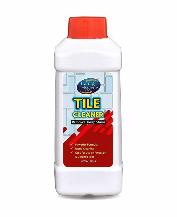 CARE & HYGIENE Tile Cleaner 500 ML, Red, Descaler, Removes Heavy Stains ...