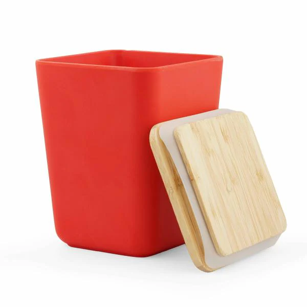 Earthism Eco-Friendly Bamboo Fibre Canister / Storage Container Air ...