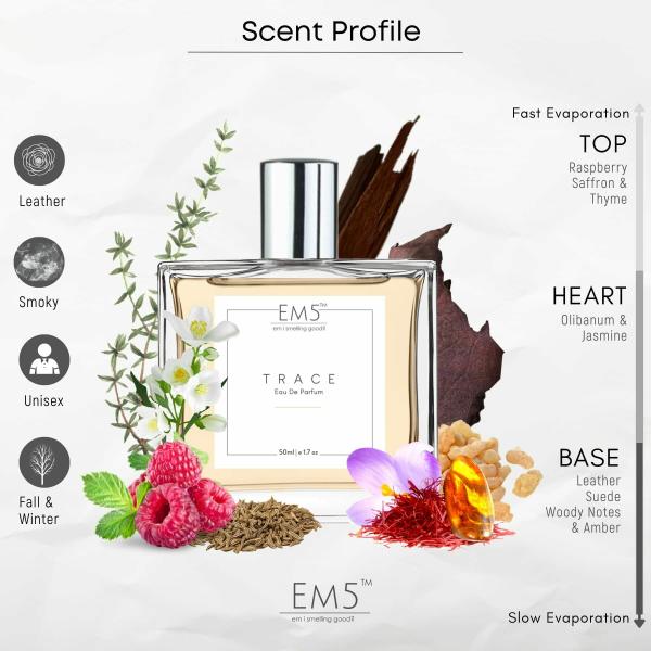 EM5 Trace Unisex Perfume Eau De Parfum Strong and Long Lasting ...