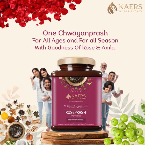 Kaers Ayurvedic Roseprash - Chyawanprash Enriched with Rose Petals ...