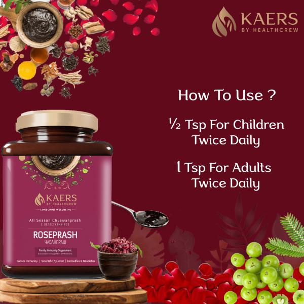 Kaers Ayurvedic Roseprash - Chyawanprash Enriched with Rose Petals ...