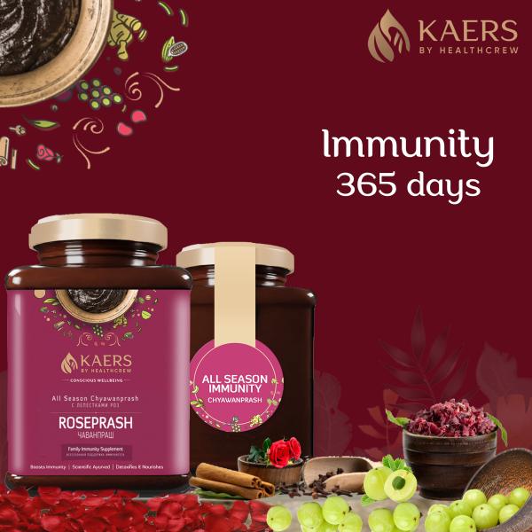 Kaers Ayurvedic Roseprash - Chyawanprash Enriched with Rose Petals ...