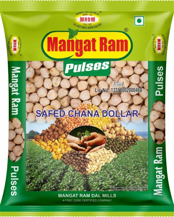 MANGAT RAM PULSES KABULI CHANA DOLLAR 1KG - JioMart