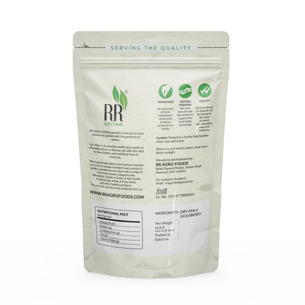 RR AGRO FOODS Amla Dried Whole Indian Gooseberry (500 g) - JioMart