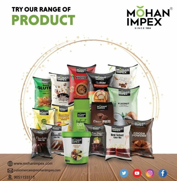 Mohan Impex 1kg Custard Powder- Vanilla (Pack of 2) |2 x 1kg| [HoReCa ...