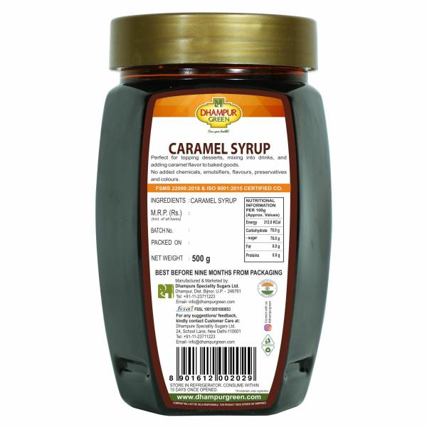 Dhampur Green Caramel Syrup 500g - JioMart