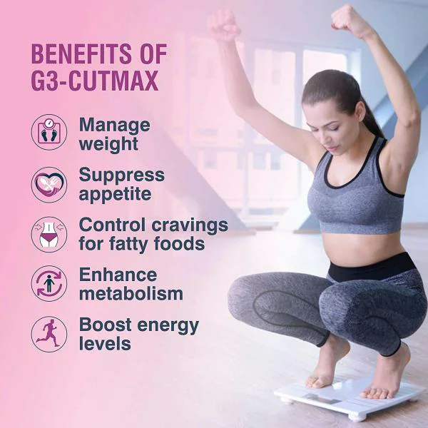 Billioncheers G3 Cutmax Advance Fat Burner Capsules - 60 Capsules - JioMart