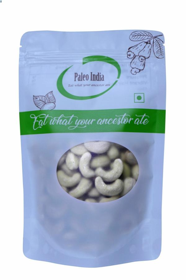Paleo India Whole Cashew Salted Kaju Roasted Cashew Dry Fruits and Nuts 200 gm | Kaju | Kaju ...