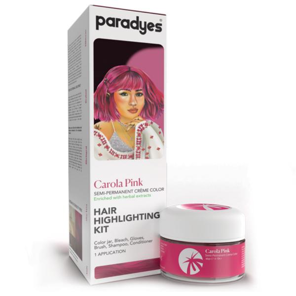 Paradyes Ammonia Free Semi-permanent Hair Color Highlighting Kit ...