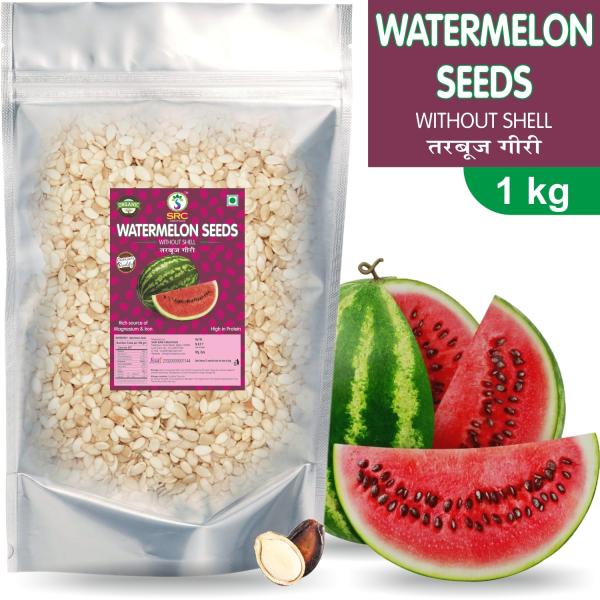 SRC CREATIONS Watermelon Seeds Tarbooj ke Beej (without Shell) 1 Kg ...