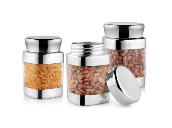 JVL Stainless Steel Container 1400ml - JioMart