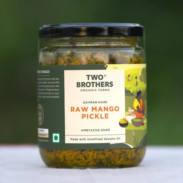 Two Brothers Organic Farms Raw Mango Pickle 500G - JioMart