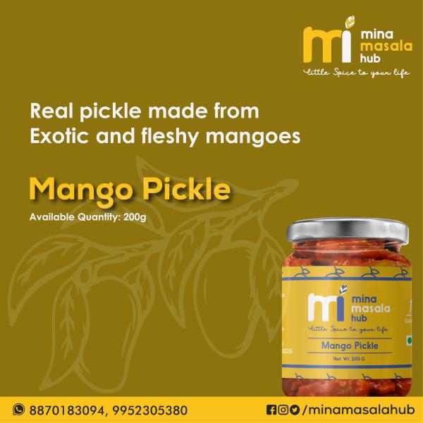 Mina Mango Pickle 200gm, Pack of 2 - JioMart