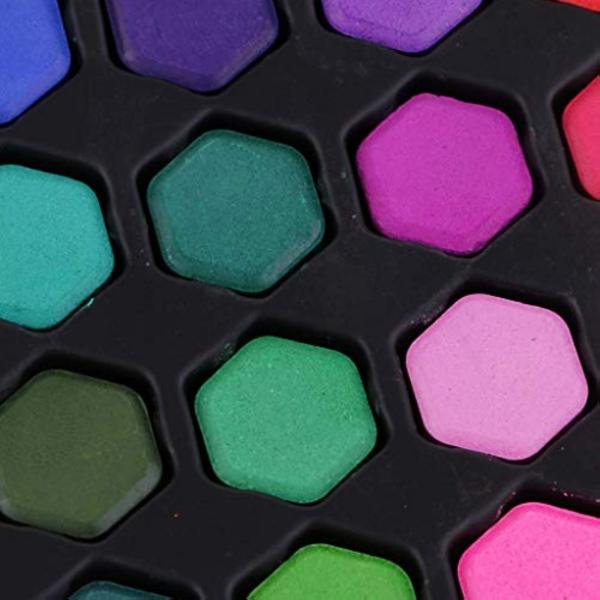 FRKB Watercolor Cakes Set Art Painting Kit with Watercolor Paper, 36 ...