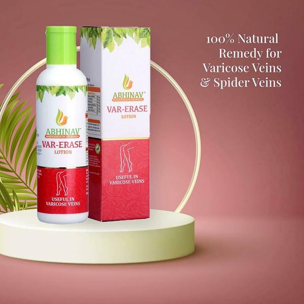 Abhinav Var-Erase Lotion Improves Blood Circulation of the Legs (100 g ...
