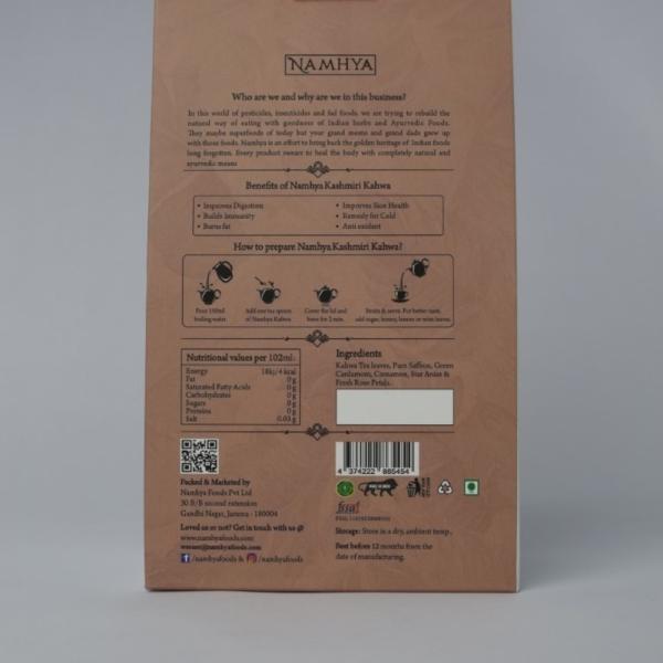 Namhya Kashmiri Kahwa with Pure Saffron - JioMart