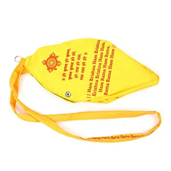 Rudra centre Hare Krishna Gomukhi Japa Mala Bag - JioMart
