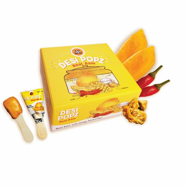 Go Desi Real Aam Pop, Mango candy, Desi Popz, Aam Lollipop, Fruit ...