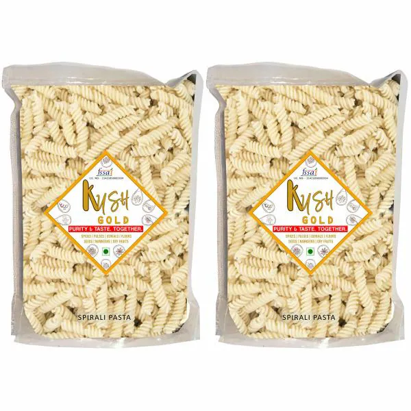 Kush Gold Durum Wheat Pasta - Spirali Fusilli Pasta 800g (2 Packs of ...