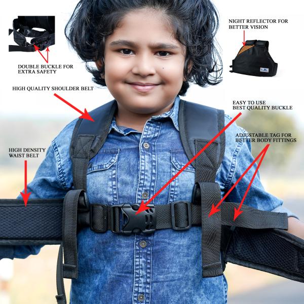 Newven Two Wheeler Child Safety Belt Adjustable harness Bike Belt for ...