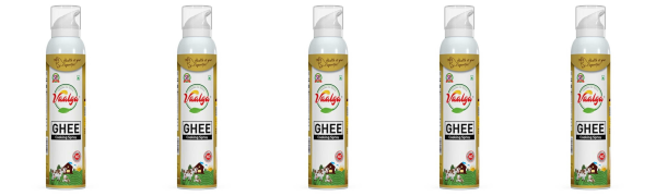 VAALGA Cold Pressed Cooking Ghee Spray 200ml pack of 5 - JioMart