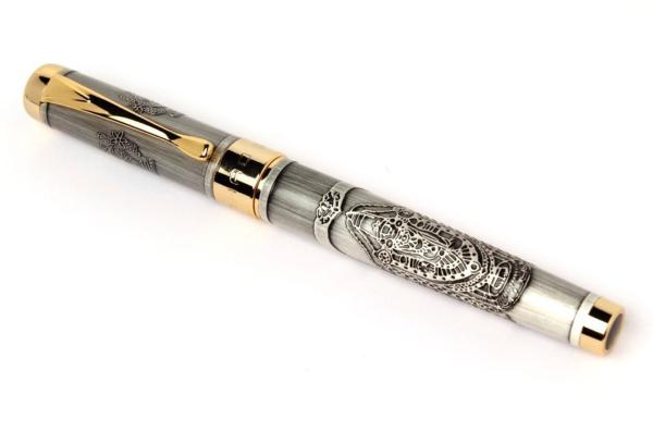 Abaj Metal Special Edition Lord Balaji And Ganesh Designer Fountain Pen ...