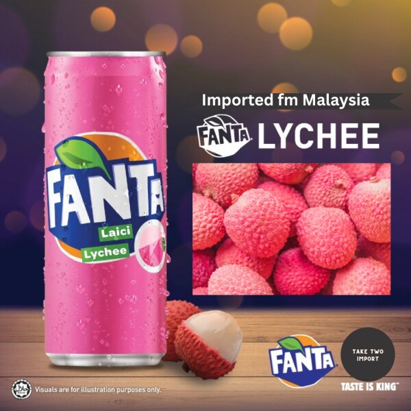 Fanta Lychee 320 ml-Malaysia - JioMart