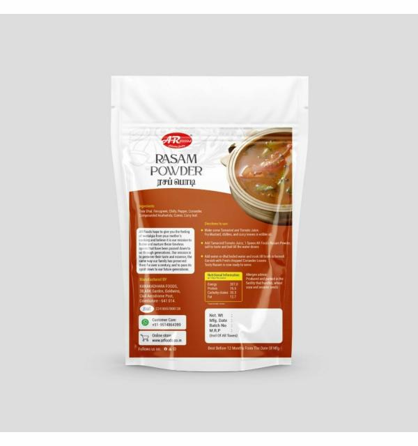 AR Foods Rasam Powder 500gm - JioMart