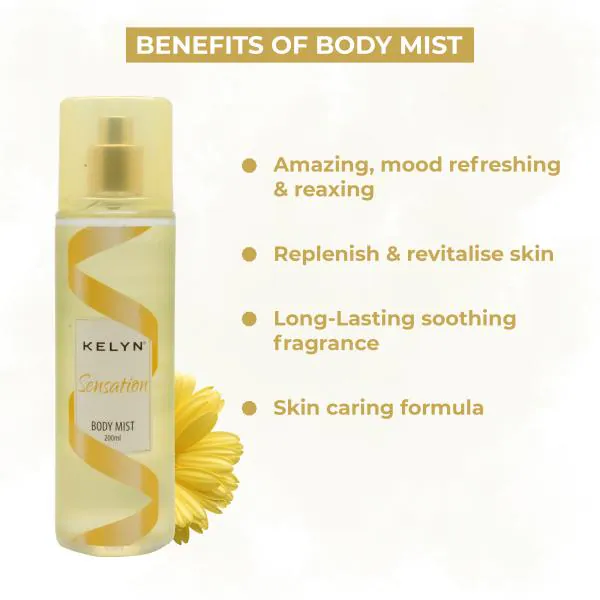KELYN Body Mist for Women - Sensation Body Mist - Deo for Women - Body ...