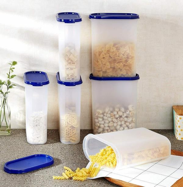 Storage Container - SAMEZONE Kitchen Storage Container Set with Air ...
