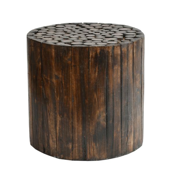 Comfidelitas Teviston Foot Stool In Brown Colour - JioMart