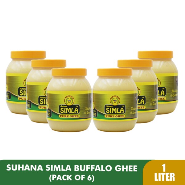 Suhana Simla Premium 1 Liter Danedar Buffalo Ghee | Pure Buffalo Ghee ...