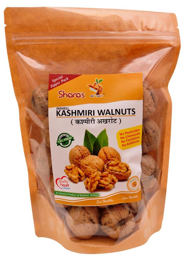 Shara's Kashmiri Akhrot Whole, 500g - JioMart