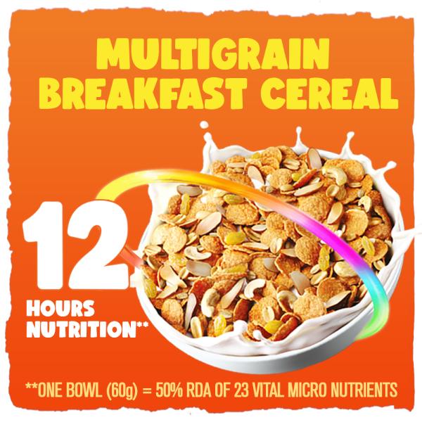 Manna Breakfast Multigrain Cereal for Kids 300g, Oats & Nuts, Millets ...