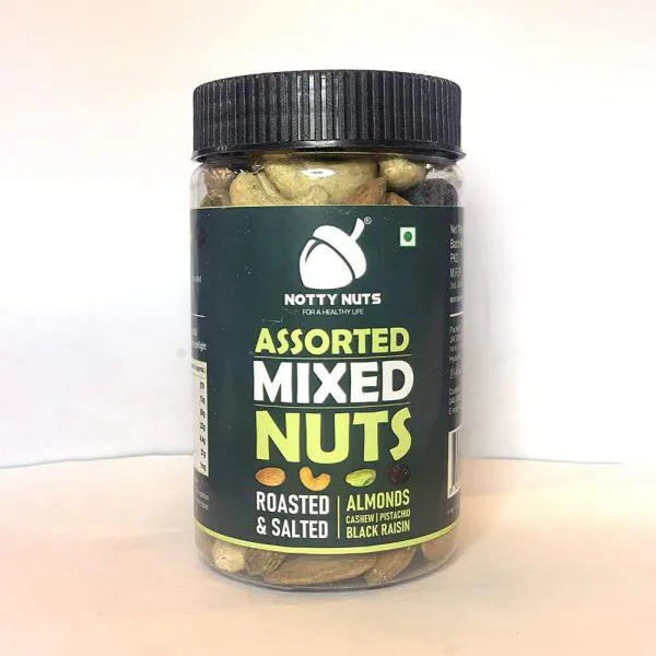NOTTY NUTS Salted Roasted Mixed Nuts, 400 gm - JioMart