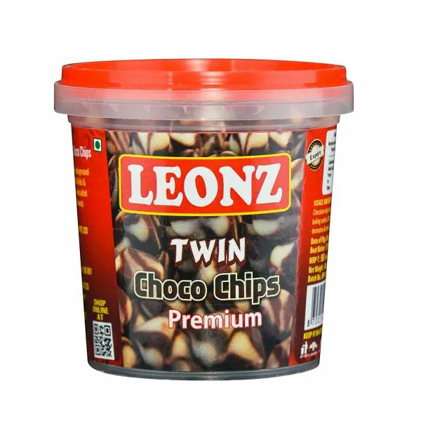 Leonz Twin Choco Chips Premium Chocochips for Decoration of Cakes and ...