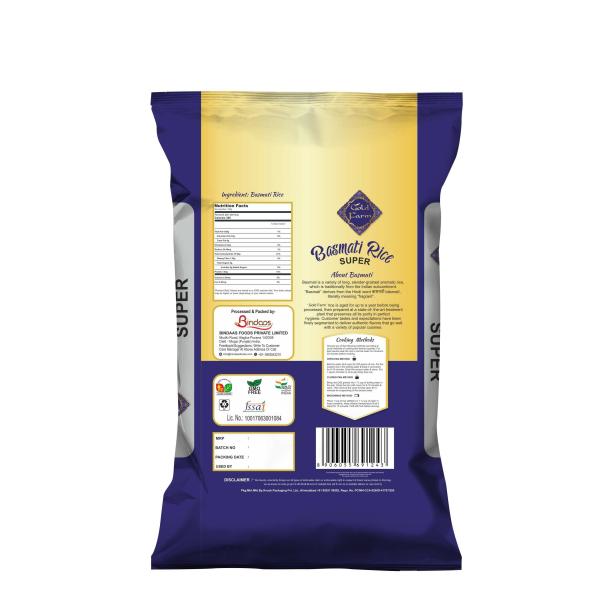 Gold Farm Super Basmati Rice (26kg) - JioMart