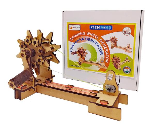 Stepstodo Beige Spinning Wheel Generator Kit For 9 - 20 Years - JioMart