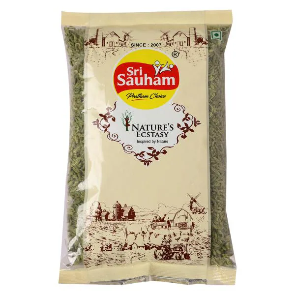 Sri Sauham Fresh Natural Fennel Seeds Saunf Whole Indian Spices 200 ...