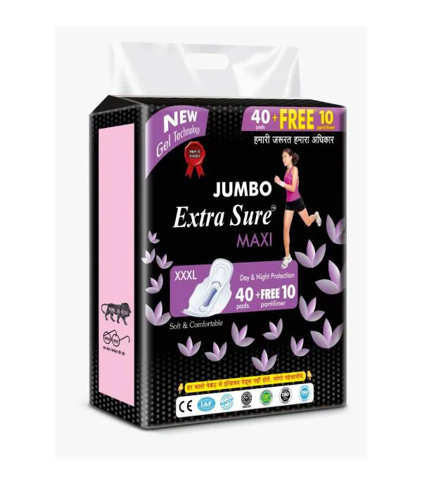 7SOFT Jumbo Sanitary Pad (Pack Of 40) - JioMart