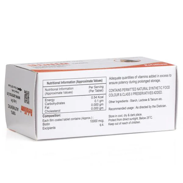 Refollium Biotin 10000 mcg Maximum Strength For Hair Growth ,Skin and ...