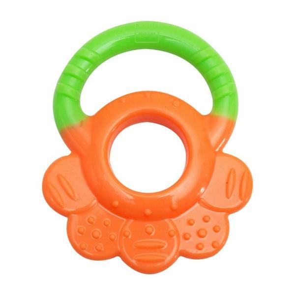 Mee Mee Orange Multi-Textured Silicone Teether - JioMart