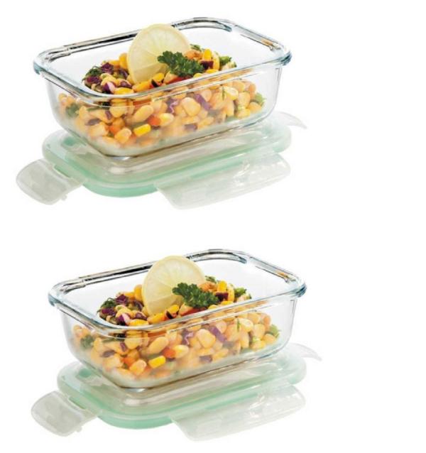 Signoraware Lock 'N' Store Glass Container Rectangular 1500ml SF2 - JioMart